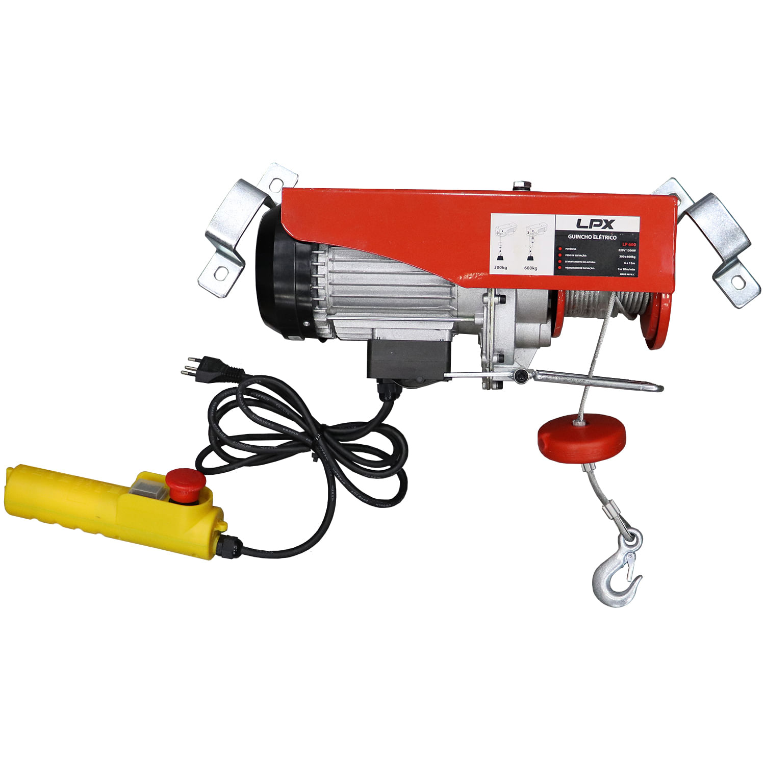 GUINCHO ELETRICO 500/1000KG - LP1000 (COLUNA)