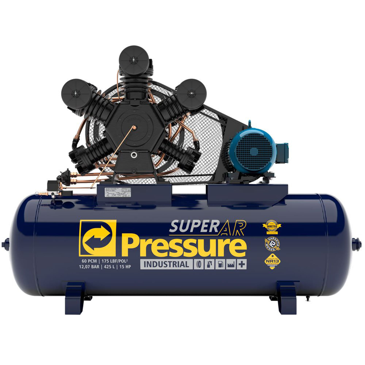 COMPRESSOR 60 - 60/425L A.P. 175LBS - SUPER AR TRIF. BLIND.