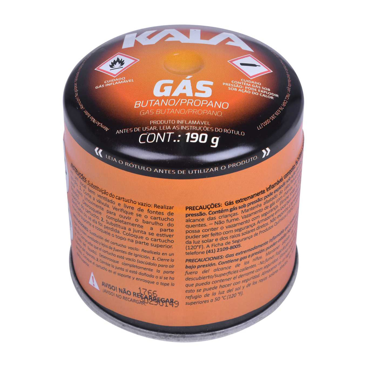 GAS P/MACARICO MANUAL 190G BUTANO - 861650