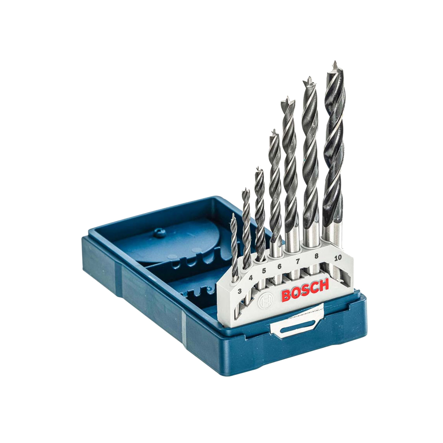JOGO DE BROCAS MADEIRA 3 A 10MM C/ 7PCS - X-LINE