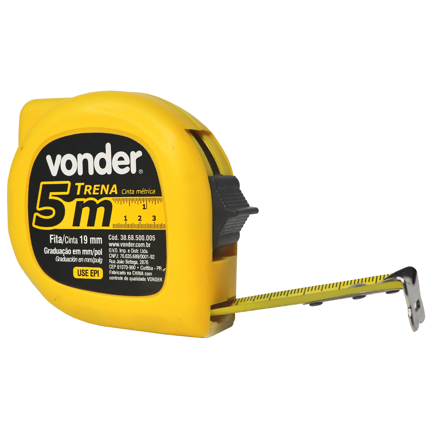 TRENA 5 METROS AMARELA - MM/POL ECONOMICA (#)