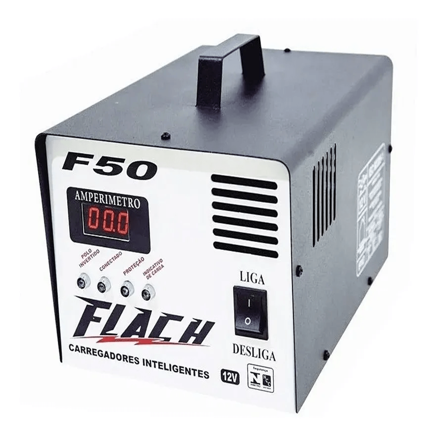 CARREGADOR DE BATERIA 50A 12V - F50 INTELIGENTE