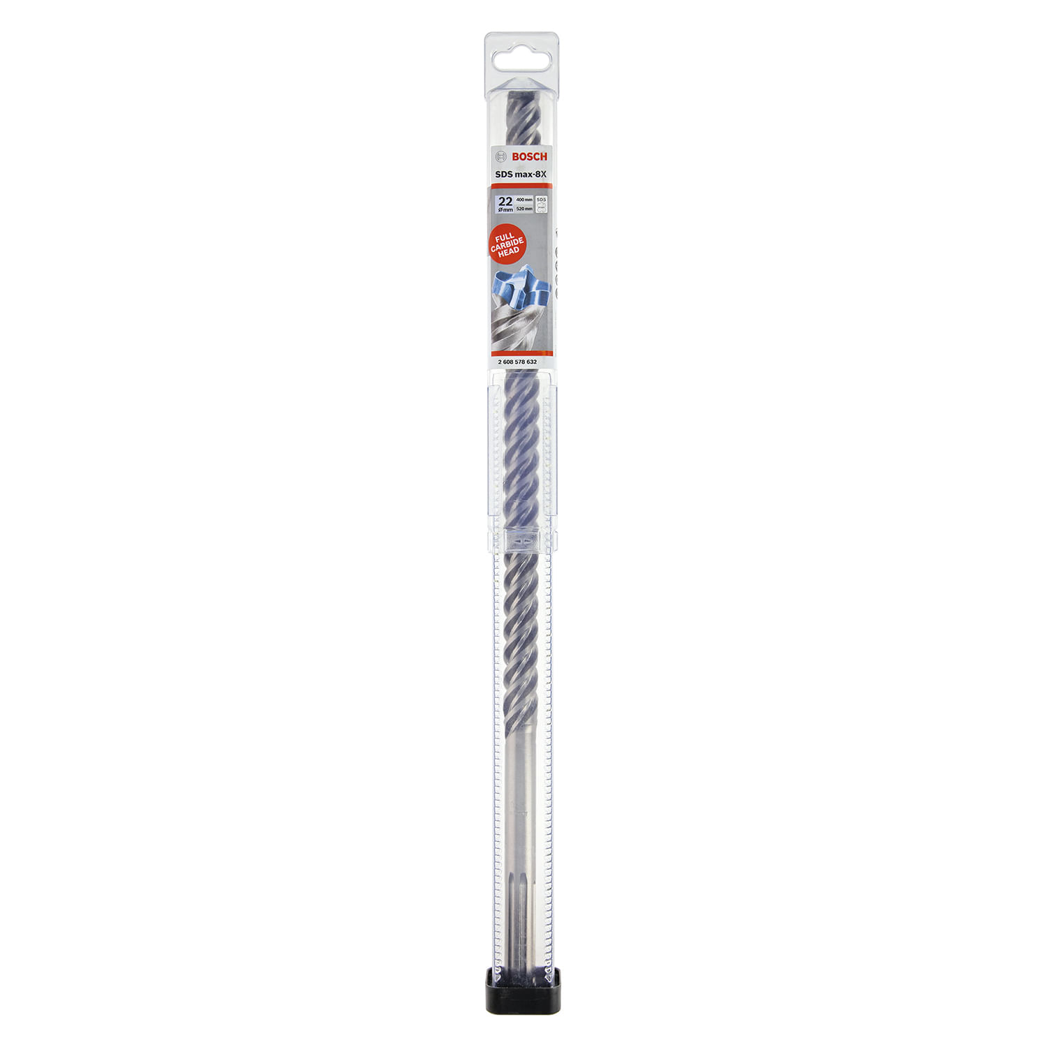 BROCA SDS/MAX 22 MM C 400 T 520 - MAX 8X