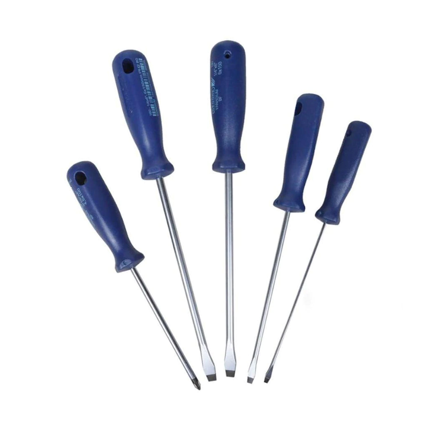 JOGO DE CHAVES FENDA / PHILLIPS 5PCS - 150-160 S1