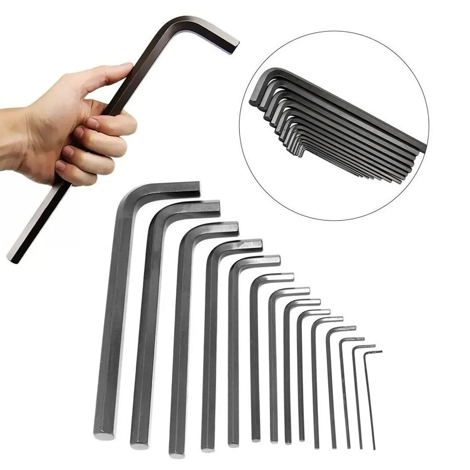 JOGO DE CHAVES ALLEN LONGA 1,5 A 14MM 14PCS - 42L-14M