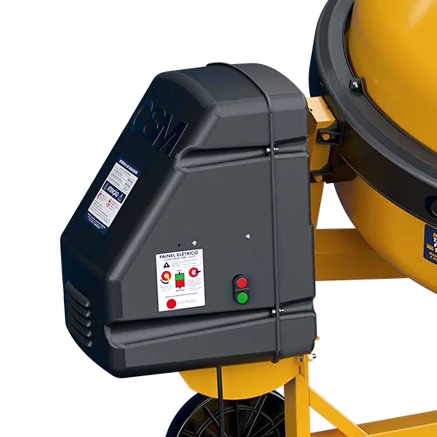 BETONEIRA 400L - C/ MOTOR MONOF. 1 TRAÇO MAX - CHAVE NR 12