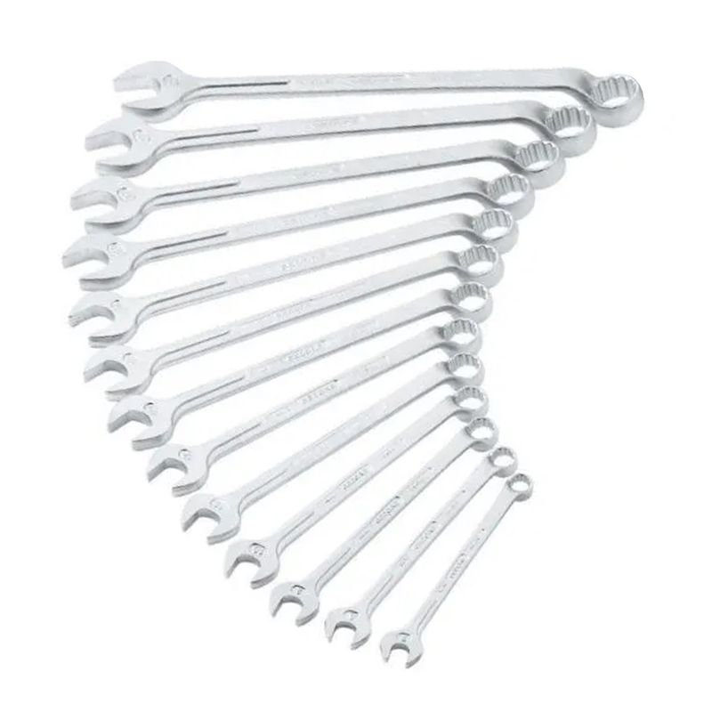 JOGO DE CHAVES COMBINADAS 1/4" A 1" - 13 PEÇAS