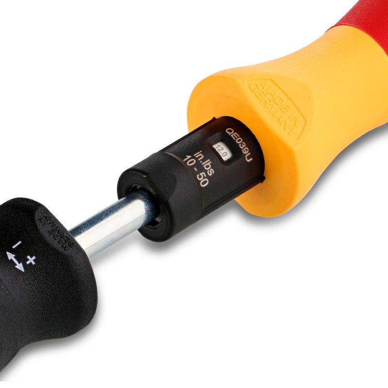 TORQUIMETRO AXIAL 6MM 10-50 LBS - 28781 VDE C/20PÇS