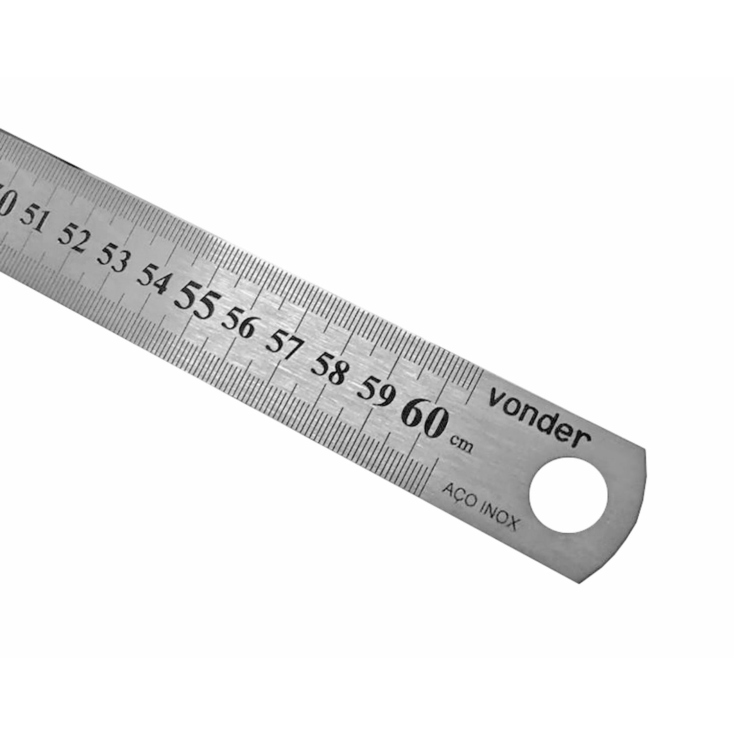 REGUA DE ACO INOXIDAVEL GRADUADA 600MM