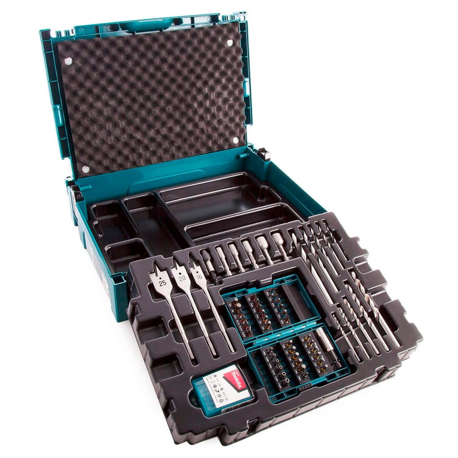 JOGO DE BROCAS / BITS C/ 66PCS - B-43044 C/ MALETA MAKPAC