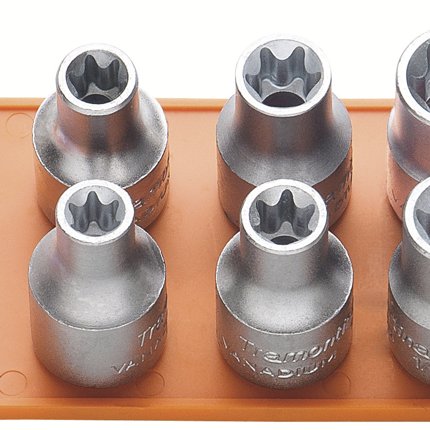 JOGO DE SOQUETES TORX F 1/2" E10 A E24 8 PCS - 44847/508