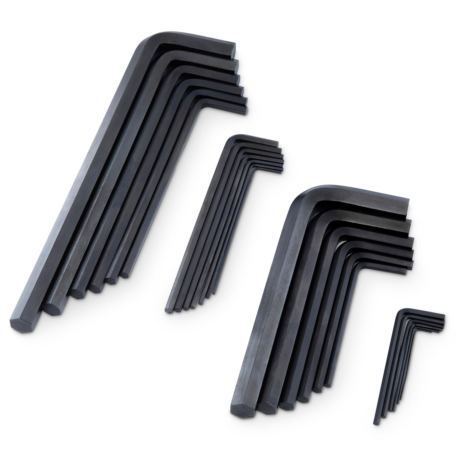 JOGO DE CHAVES ALLEN 0,7 A 10MM E 3/64" A 3/8" 25PCS