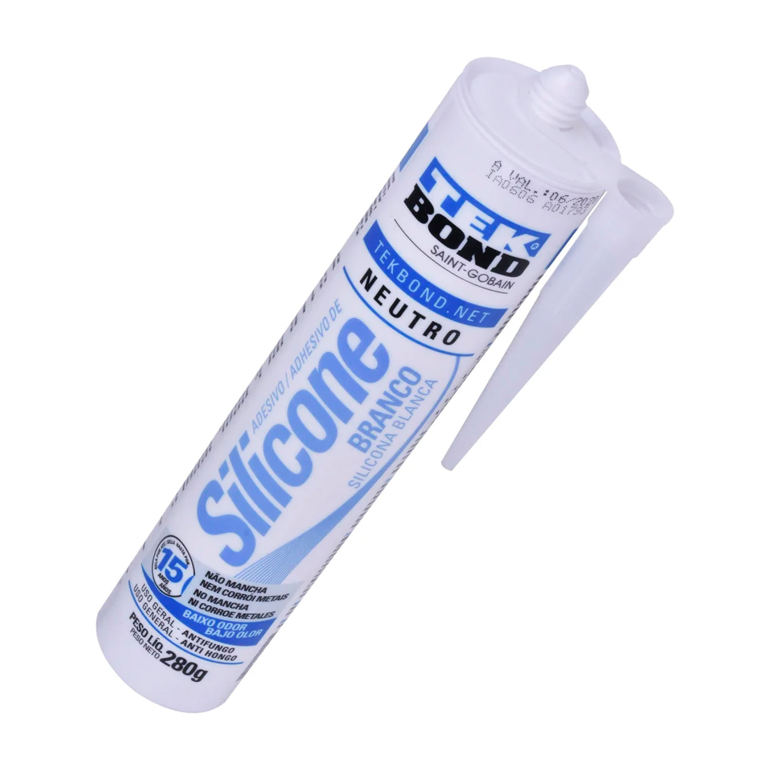 ADESIVO DE SILICONE 280 G NEUTRO BRANCO