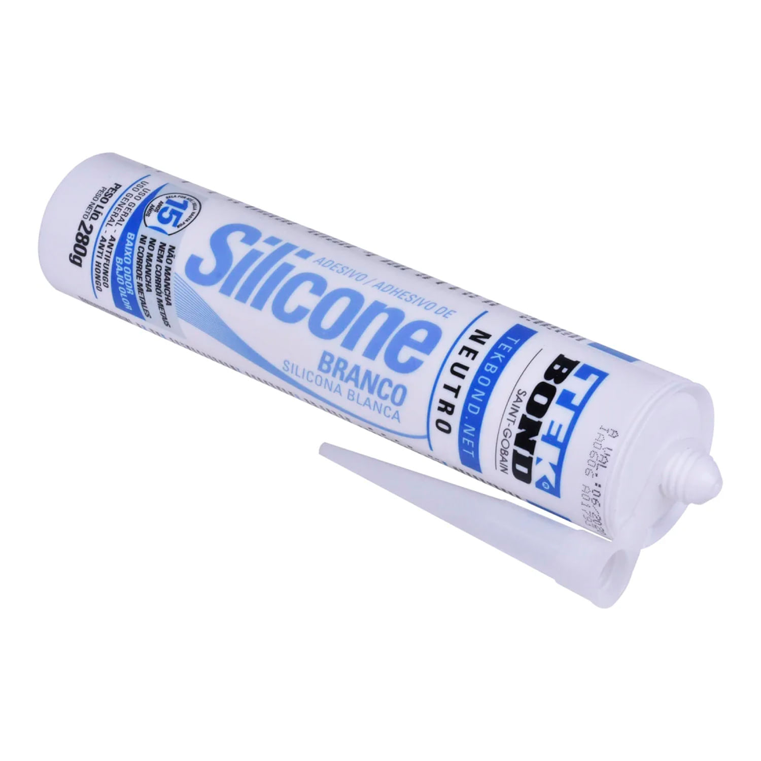 ADESIVO DE SILICONE 280 G NEUTRO BRANCO