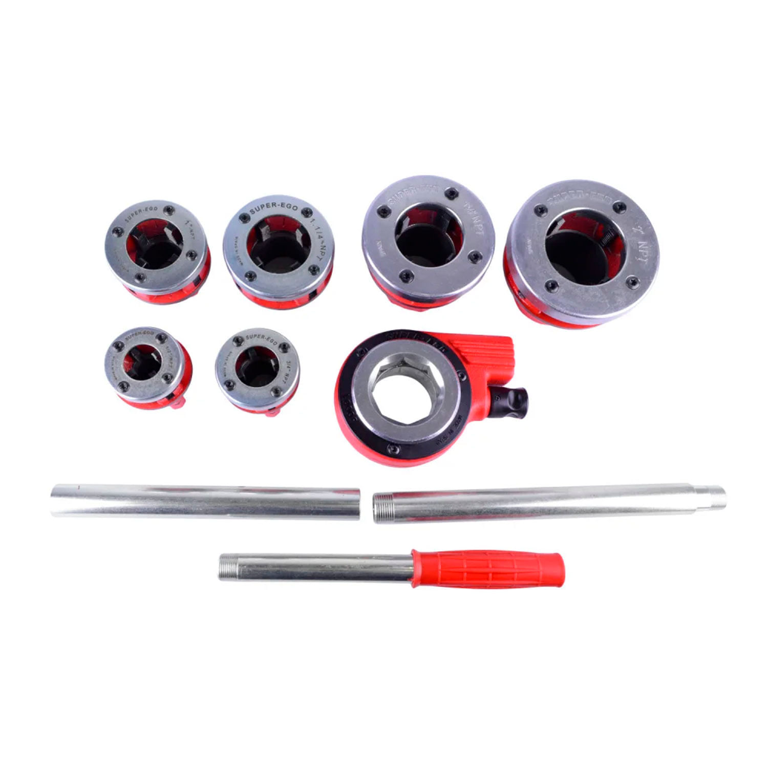 JOGO DE TARRAXA MANUAL 1/2" A 2" NPT - S