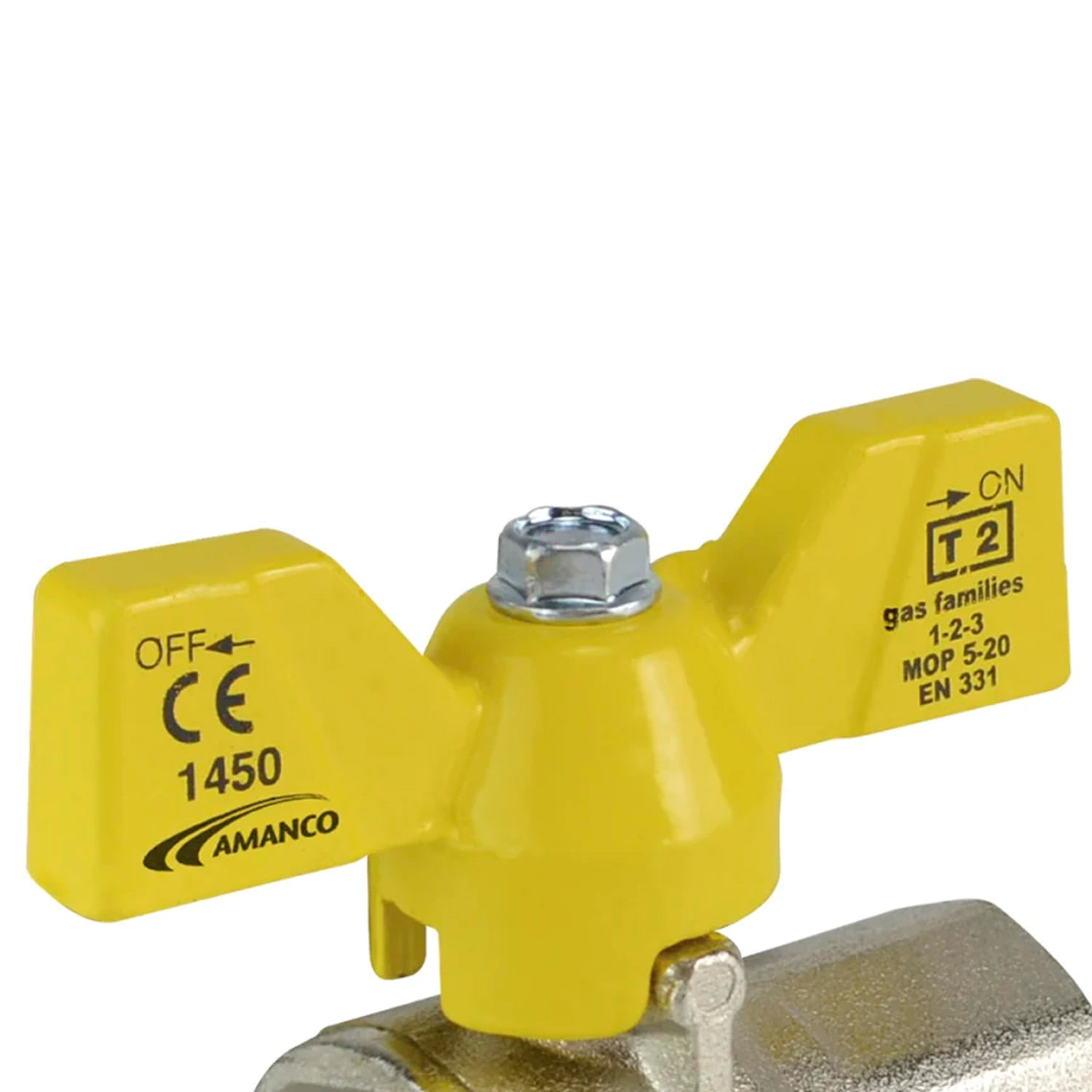 VALVULA ESFERA FEMEA (GÁS) 1/2 BORBOLETA 99442