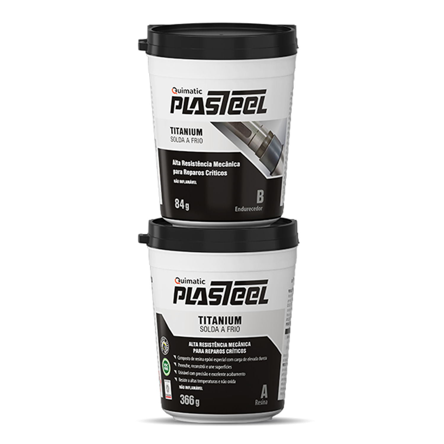 PLASTEEL TITANIUM - 4:1 / 0,450KG