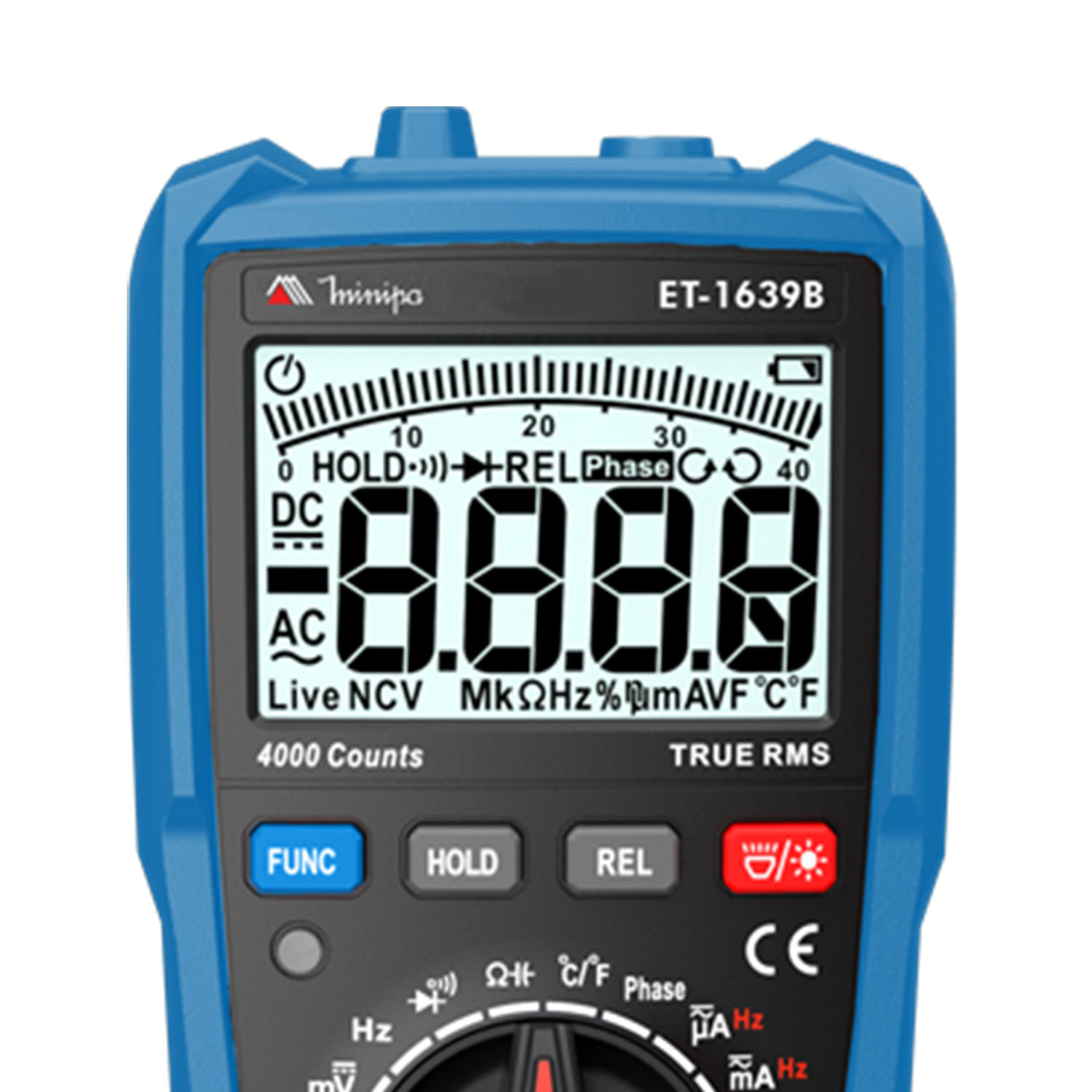 MULTIMETRO DIGITAL ET - 1639B CAT IV 1000V