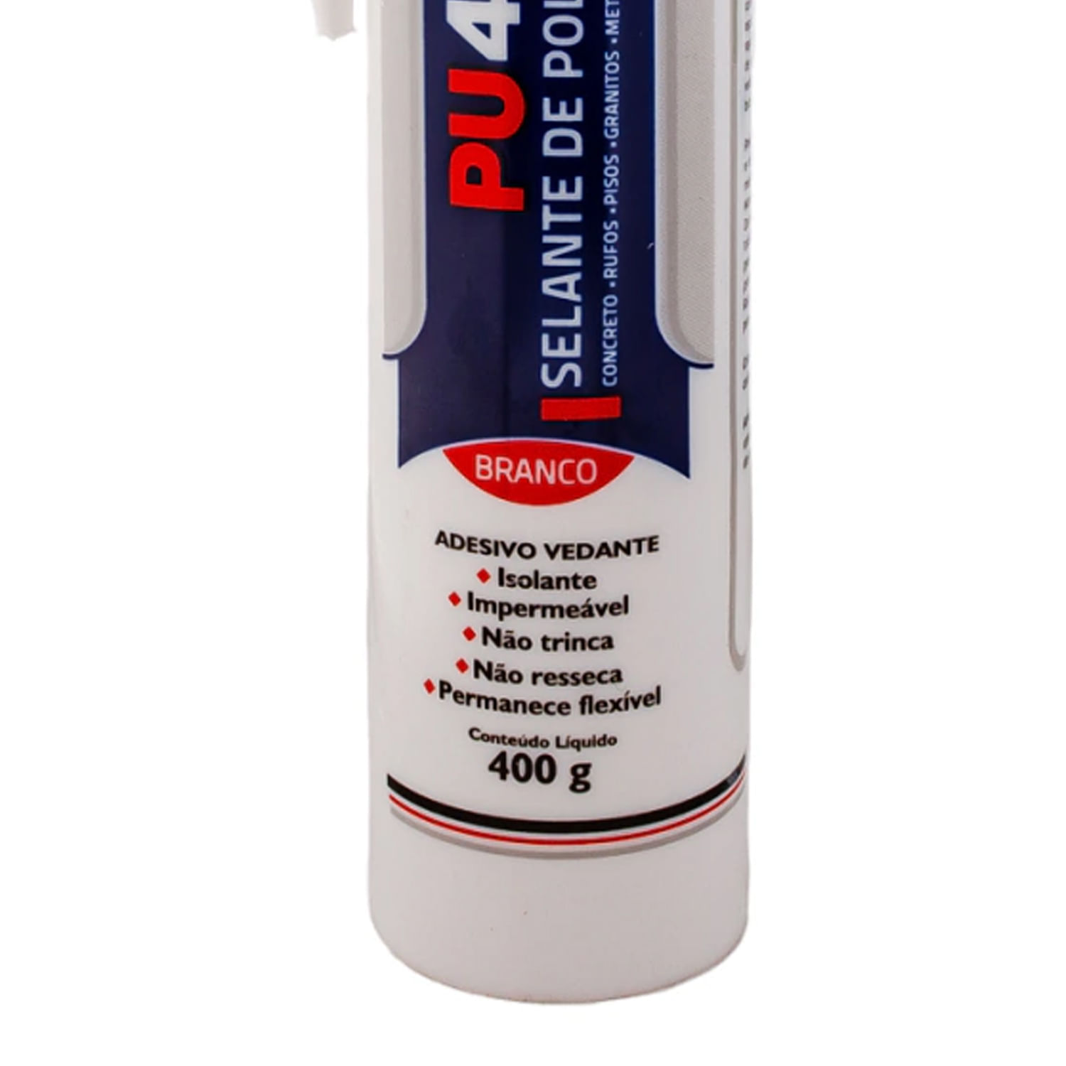 ADESIVO SELANTE PU 400 G BRANCO - CONSTRUÇÃO PU 40