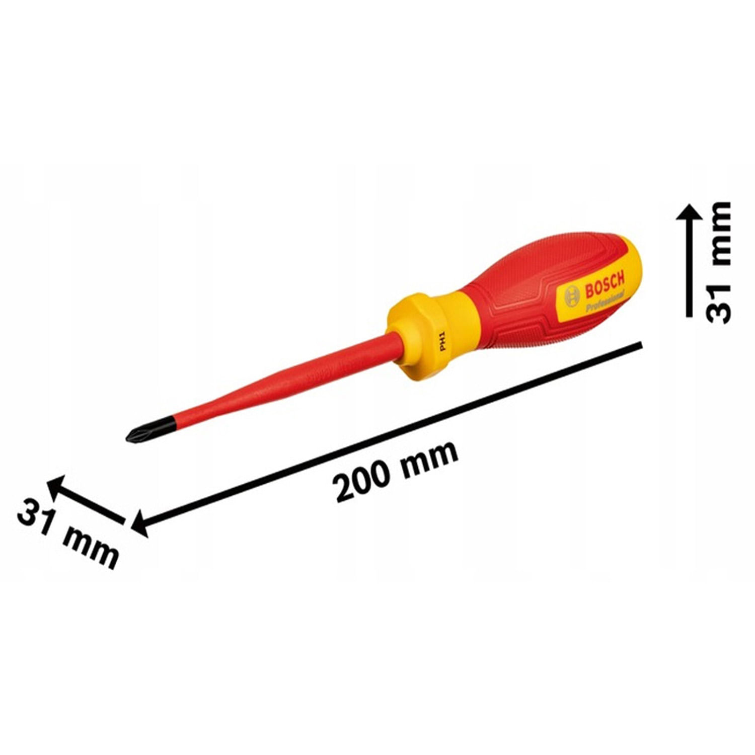 CHAVE PHILLIPS ISOLADA PH1 X 100MM - VDE